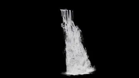 waterfall texture seamless loop 4k | Stock Video | Pond5