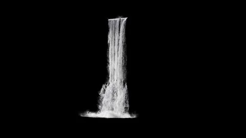 waterfall texture seamless loop 4k | Stock Video | Pond5