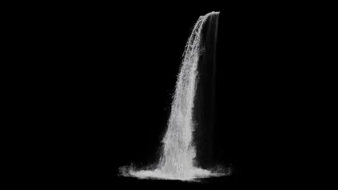 waterfall texture seamless loop | Stock Video | Pond5