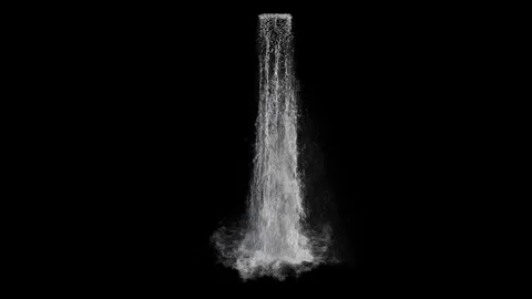 waterfall texture seamless loop | Stock Video | Pond5