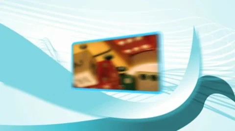 Wave Background With Frames After Effects Project 889706