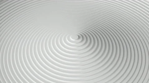 Wave from concentric circles, rings on t... | Stock Video | Pond5