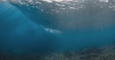 Underwater Crashing Wave Stock Video Footage | Royalty Free Underwater ...