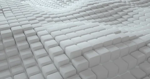 wave cube animation background abstract ... | Stock Video | Pond5
