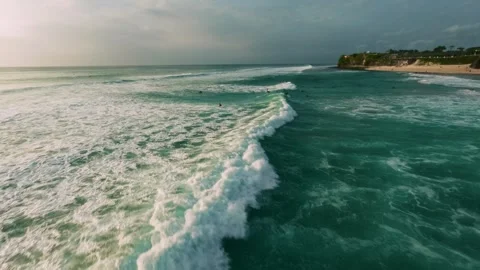 Wave in the ocean in slow motion. shot o... | Stock Video | Pond5