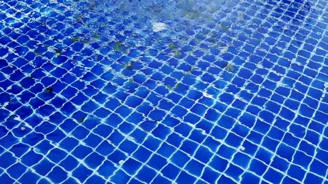 Wave pattern at swimming pool backgroun... | Stock Video | Pond5