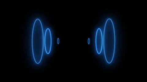 wave sensor detector neon animated senso... | Stock Video | Pond5