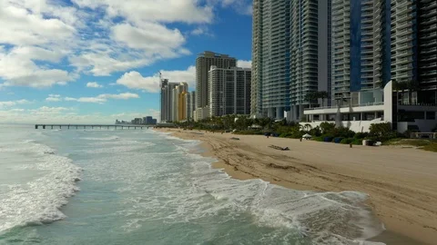Miami Beach Waves Stock Footage ~ Royalty Free Stock Videos | Pond5
