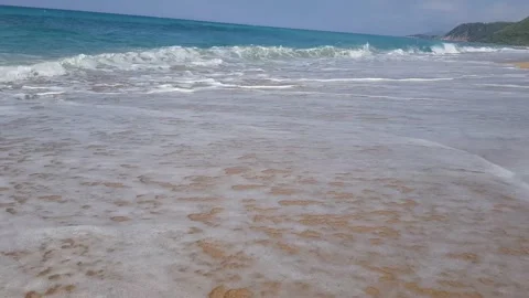 Waves of a restless turbulent ocean | Stock Video | Pond5