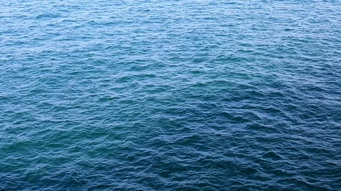 Waves on the Sea. Top view of the Sea su... | Stock Video | Pond5