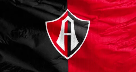 A waving flag of the Atlas Fútbol Club ... | Stock Video | Pond5