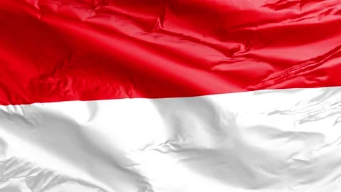 Indonesia Flag Waving Stock Footage ~ Royalty Free Stock Videos | Pond5