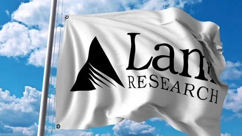Waving flag with Lam Research logo. 4K e... | Stock Video | Pond5