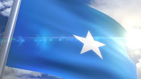 Waving flag of Somalia Animation | Stock Video | Pond5