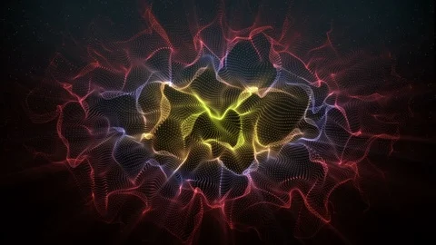 Waving surface animations, energy wave | Stock Video | Pond5