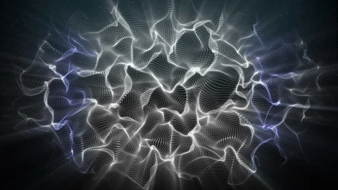 Waving surface animations, energy wave | Stock Video | Pond5