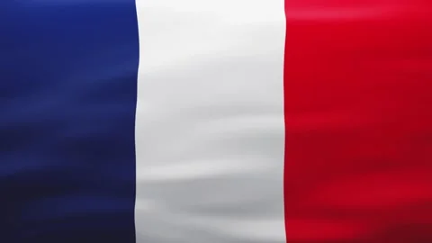 Wavy French flag in 4K, Texture Backgrou... | Stock Video | Pond5