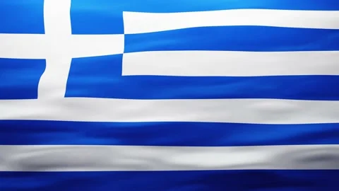 Wavy Greek flag in 4K, Texture Backgroun... | Stock Video | Pond5