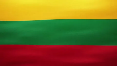 Wavy Lithuanian flag in 4K, Texture Back... | Stock Video | Pond5