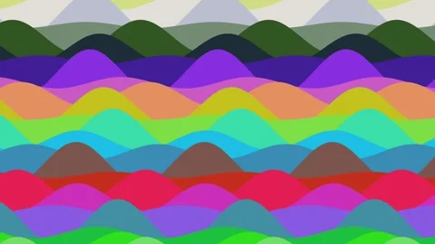 Wavy Pop Art Animated Motion Background ... | Stock Video | Pond5