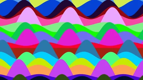 Wavy Pop Art Animated Motion Background ... | Stock Video | Pond5