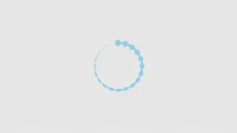 Wavy ring rotating on transparent backgr... | Stock Video | Pond5