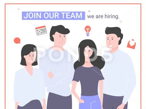 We are hiring. Join our team.: Graphic #124609381