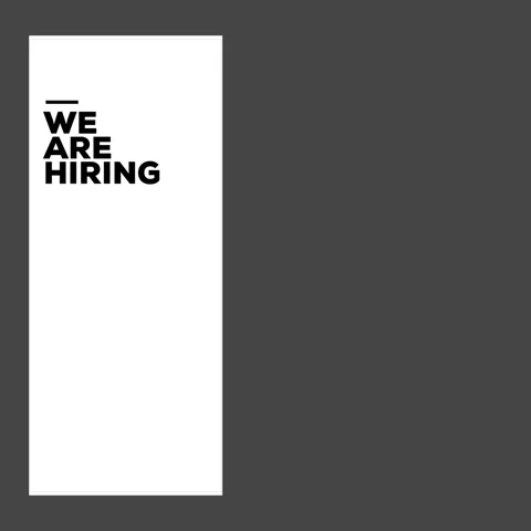 we are hiring, text animation with black... | Stock Video | Pond5
