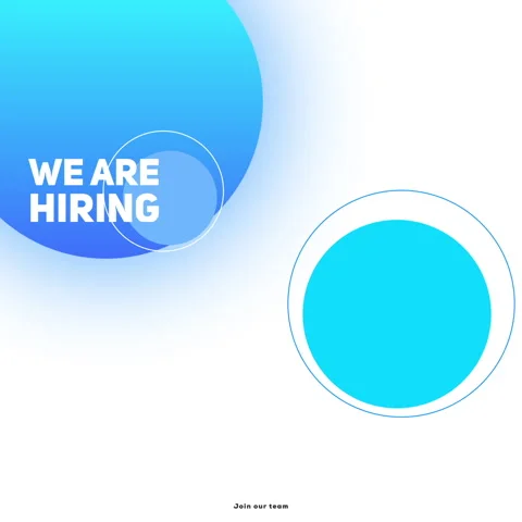 we are hiring, text animation with white... | Stock Video | Pond5