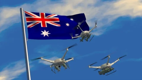 Australian Flag Stock Footage ~ Royalty Free Stock Videos | Pond5