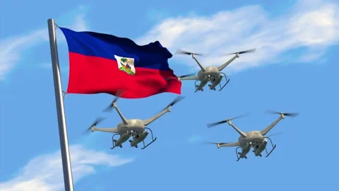 Haitian Flag Stock Video Footage | Royalty Free Haitian Flag Videos | Pond5