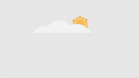 Weather forecast. Animation of weather c... | Stock Video | Pond5