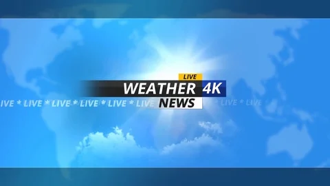 Weather forecast intro 4K ~ After Effects #123832071