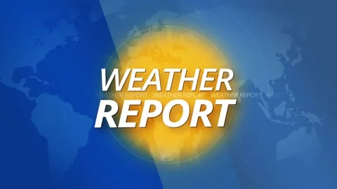 Weather news intro | Stock Video | Pond5