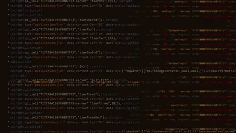 web code animation background. software ... | Stock Video | Pond5