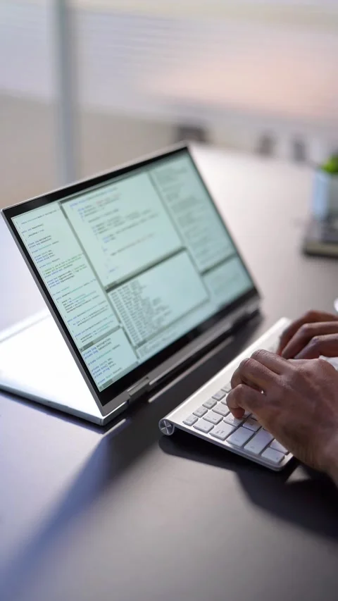 Coding On Laptop Stock Footage ~ Royalty Free Stock Videos | Pond5