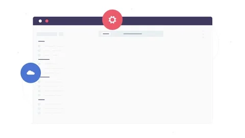 Web page interface. Moving banner with t... | Stock Video | Pond5