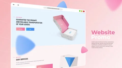 Web Promo Minimalist ~ After Effects Template #157143111