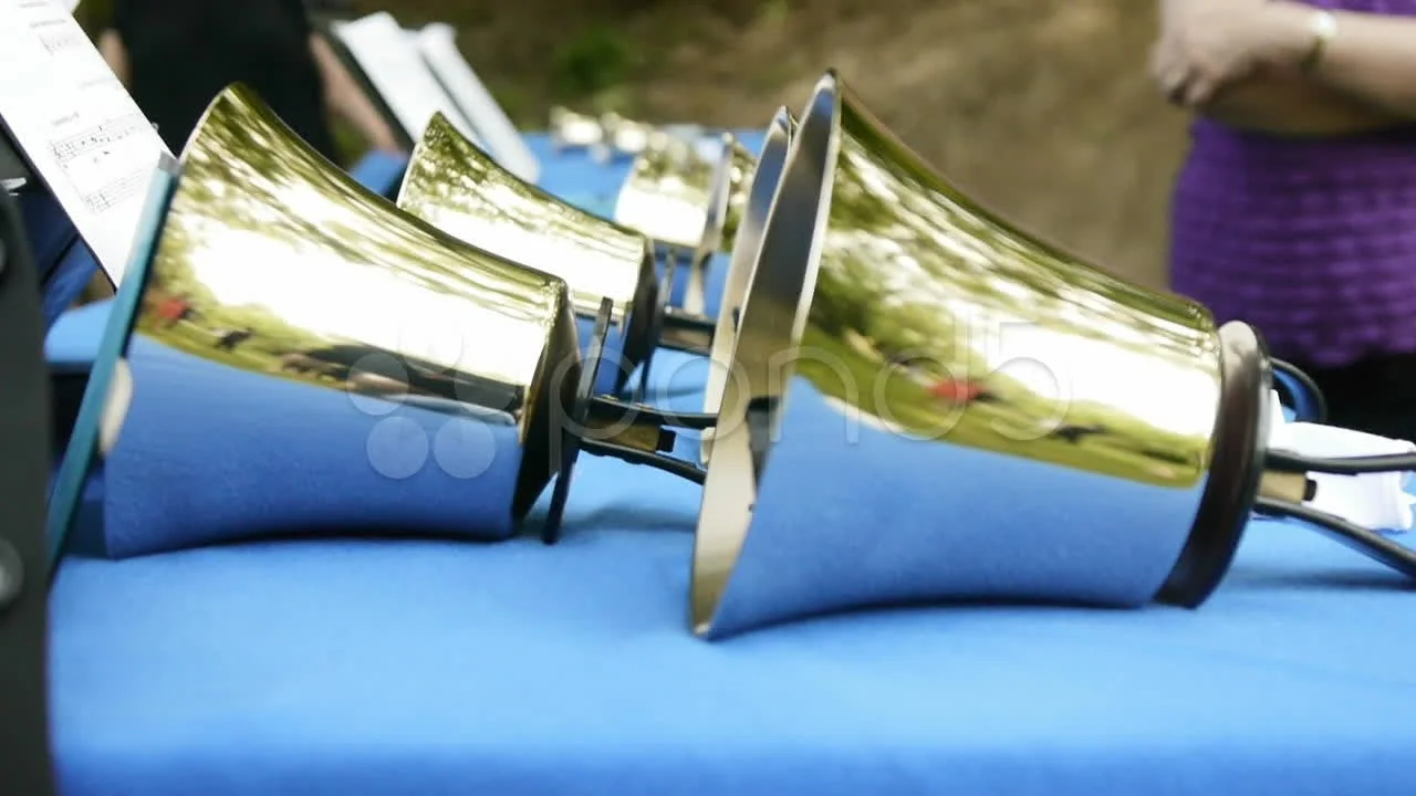 Blue Wedding Bells Background