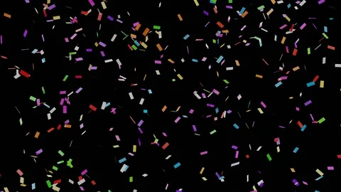 Wedding confetti falling seamless loop -... | Stock Video | Pond5