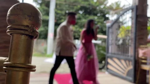 Wedding entourage performs the reception... | Stock Video | Pond5