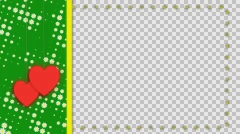 wedding frame, transparent background, a... | Stock Video | Pond5