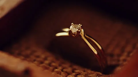 Wedding Ring Spinning, Rotating | Stock Video | Pond5