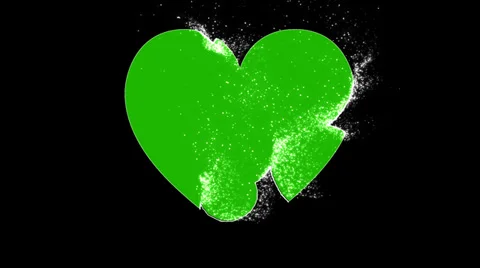 wedding transition, heart green screen f... | Stock Video | Pond5