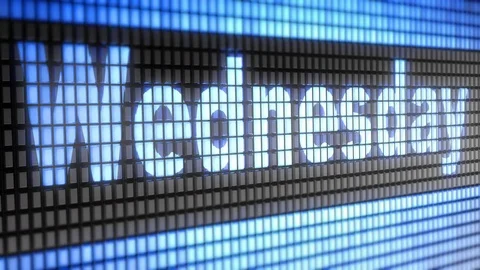 Weekly Wednesday Sign Stock Videos – Royalty-Free HD & 4K Videos