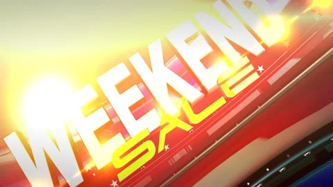 Weekend Graphics Stock Videos – Royalty-Free HD & 4K Videos