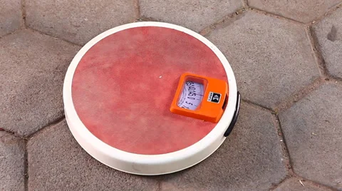 weight scale in Indian Police Recruitmen... | Stock Video | Pond5