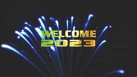 Welcome 2023, Firecrackers in the Sky on... | Stock Video | Pond5