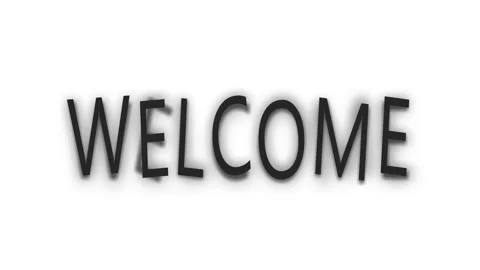 Welcome animation | Stock Video | Pond5