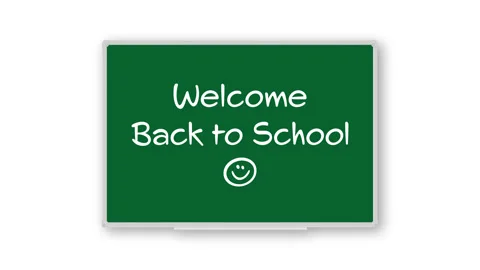 Welcome Back to School Handwritten Anima... | Stock Video | Pond5